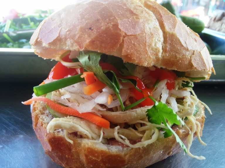 A paradise of Vietnamese baguettes with various fillings in Saigon ...